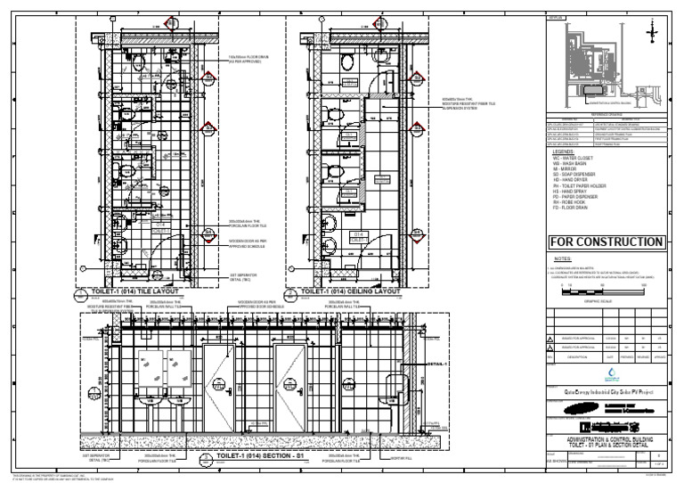 Administration & Control Building Toilet 1 - SH1 - R1 | PDF