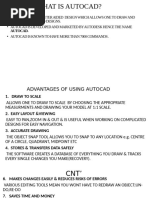 Auto CAD Theory Notes | PDF | Auto Cad | Computer Aided Design