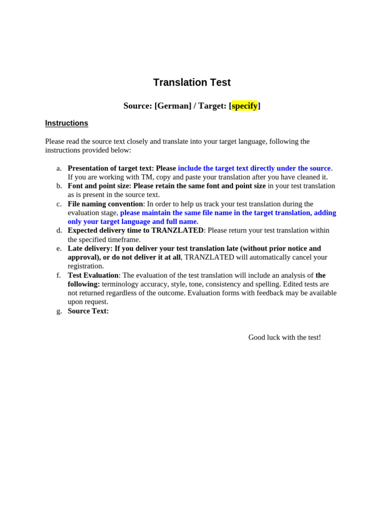 German Test | PDF