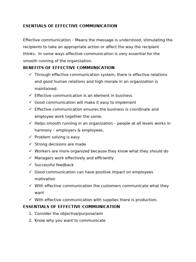 Communication Skills Module 2 | PDF