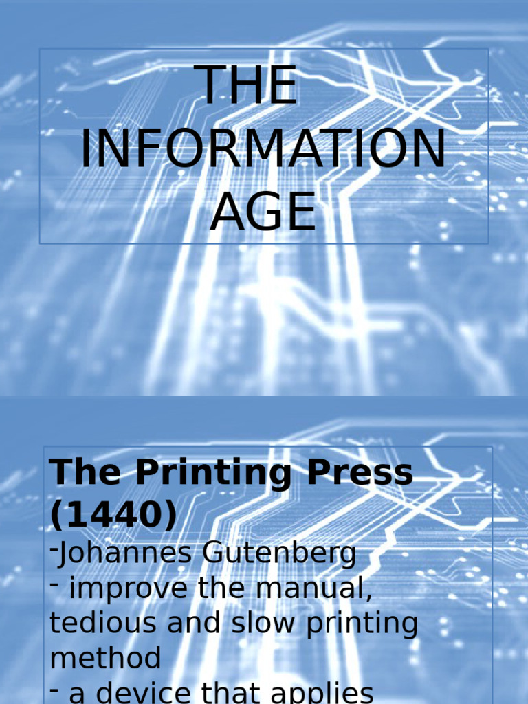 STS Information Age | PDF