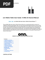 VHF Handheld Radio Operation Guide | PDF | Radio | Battery Charger