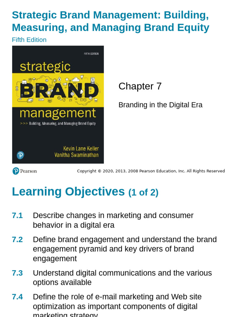 Chapter07 - Branding in The Digital Era | PDF | Brand | Marketing