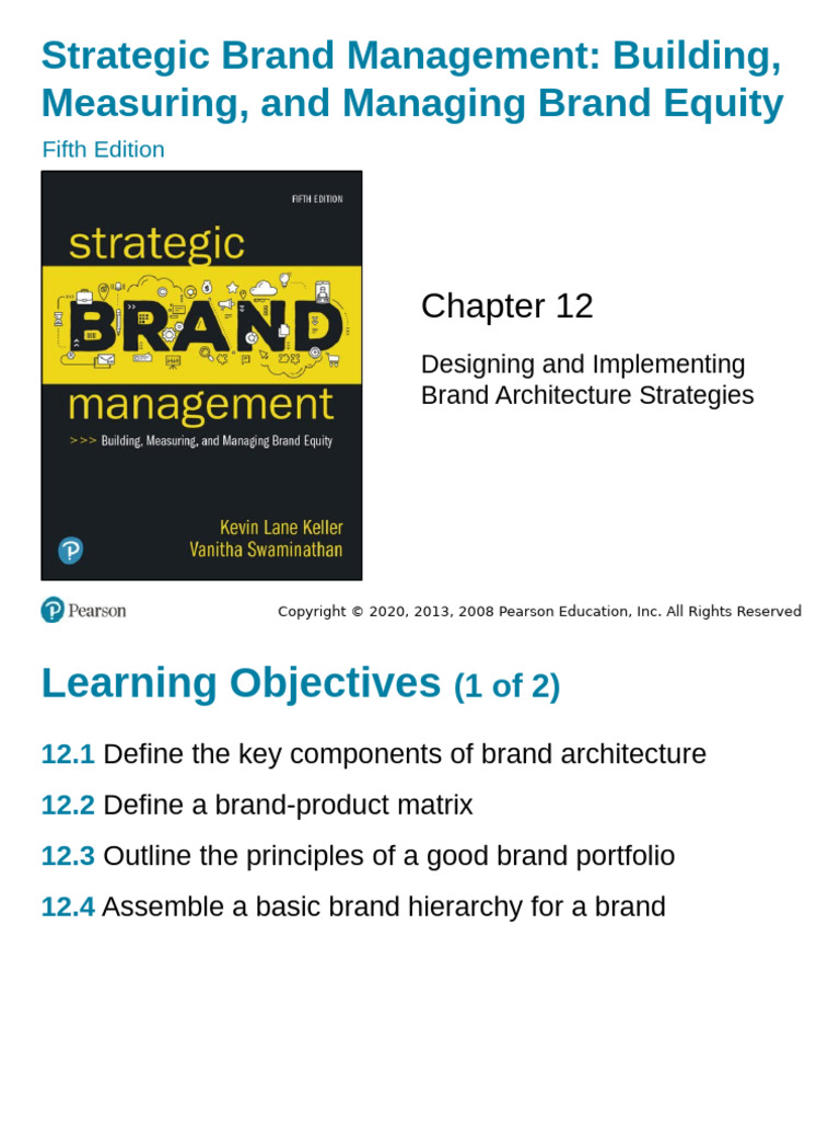 Chapter12 - Designing and Implementing Brand Architecture Strategies | PDF