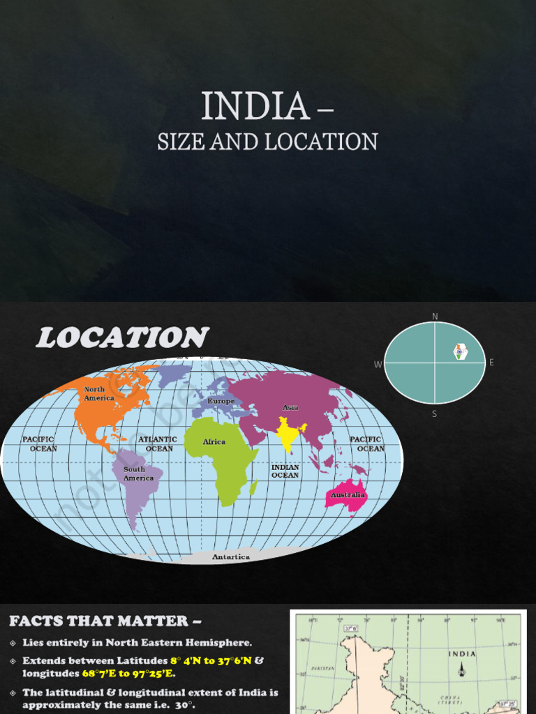 India (Size and Location) | PDF