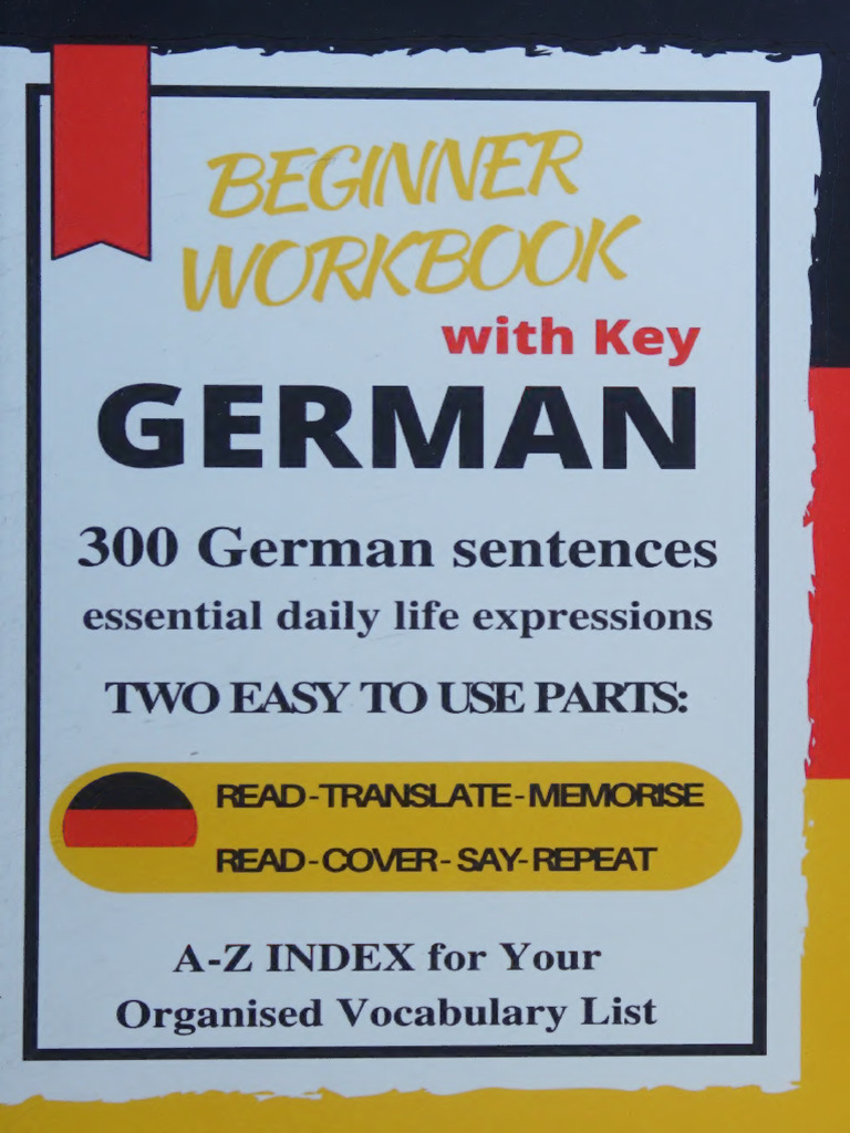 German Beginner Workbook_ A1-A2 Level _Learn German ...