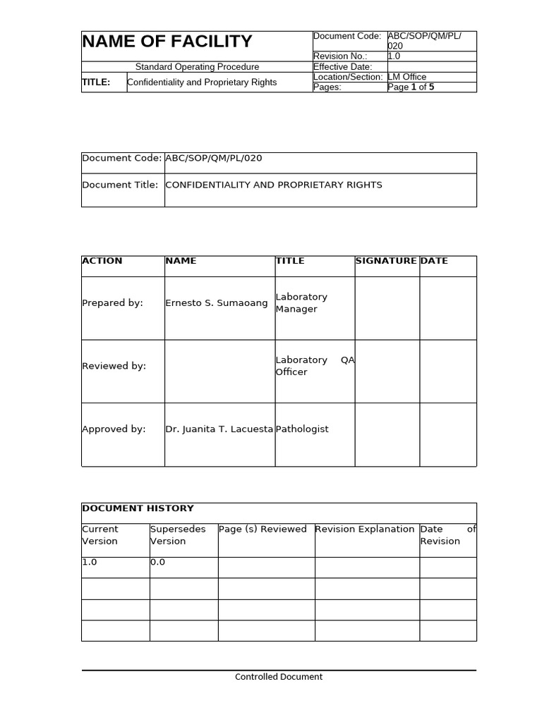 20 Confidentiality and Proprietary Rights | PDF