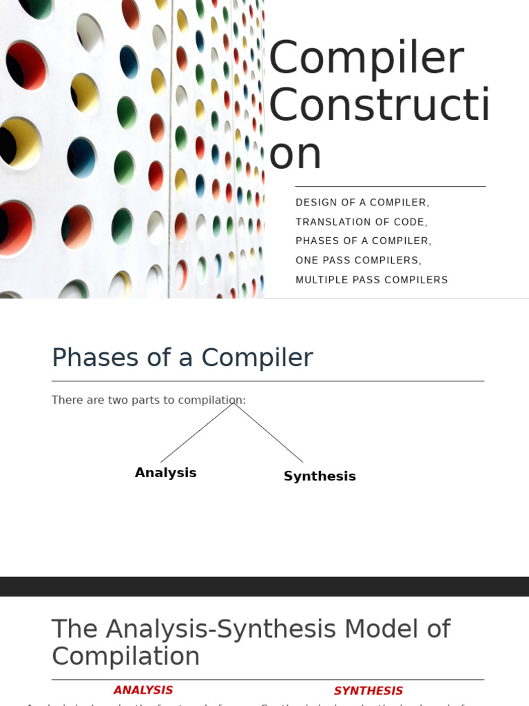 Compiler Design and Phases | PDF