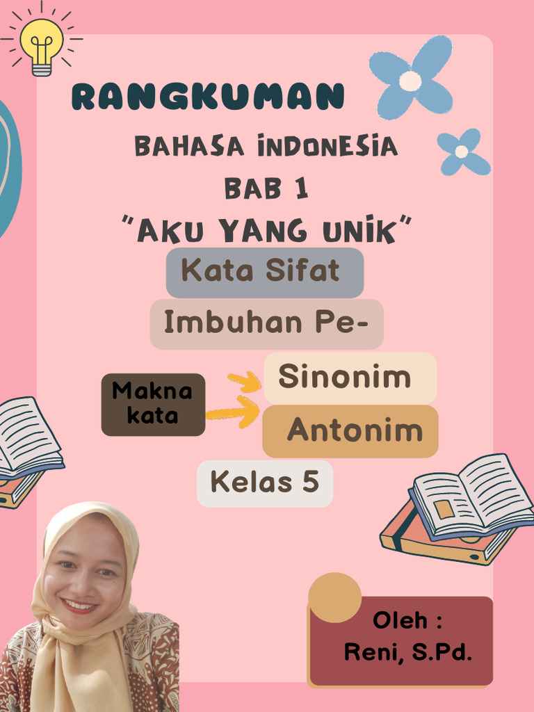 Rangkuman Bahasa Indonesia Kelas 5 Aku Yang Unik Bab 1 1 Pdf