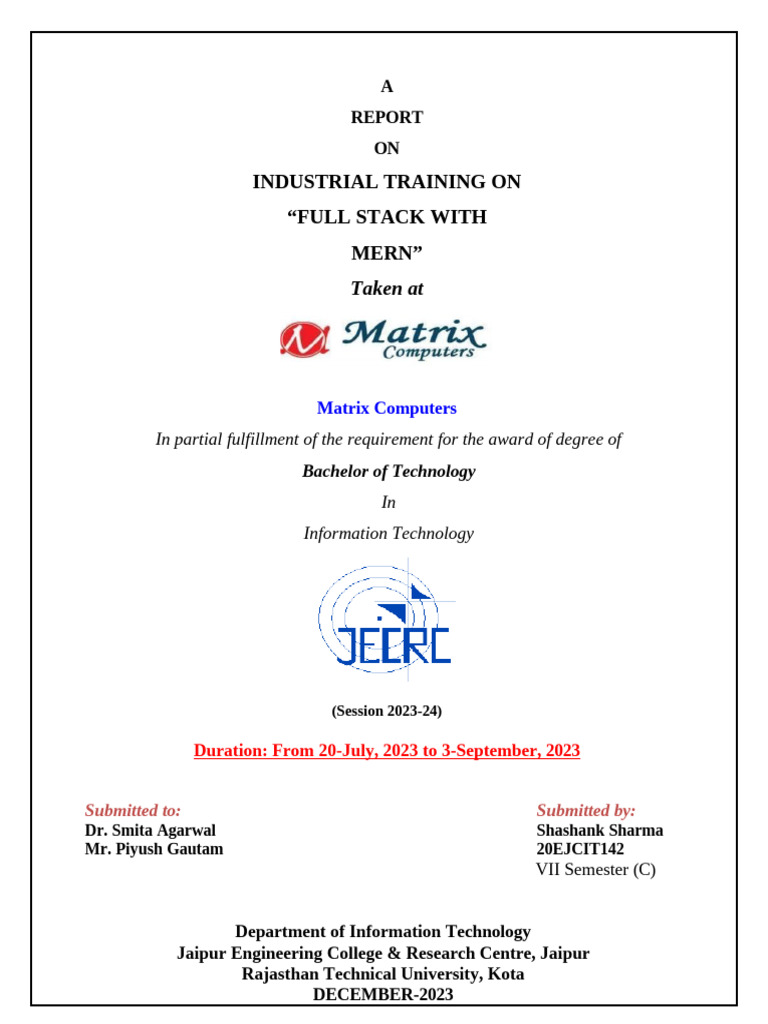 Shashank Front Page | PDF