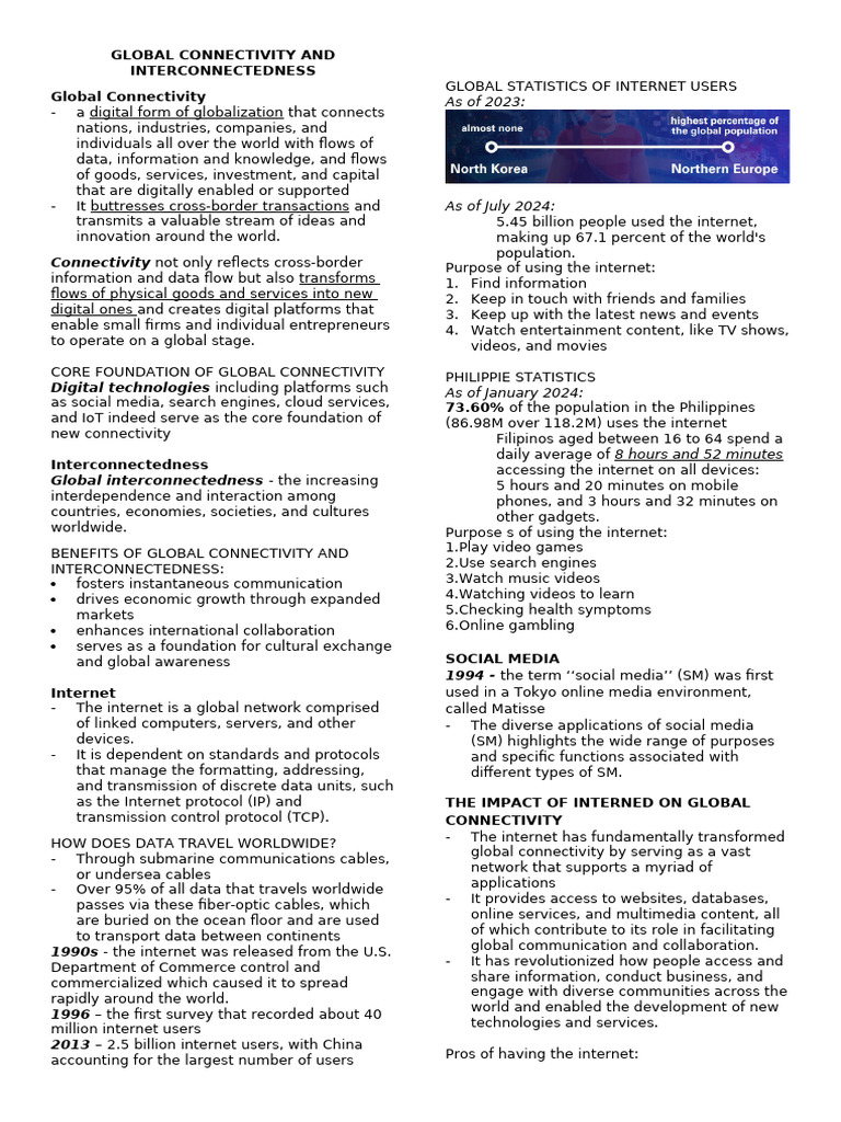 Global connectivity | PDF