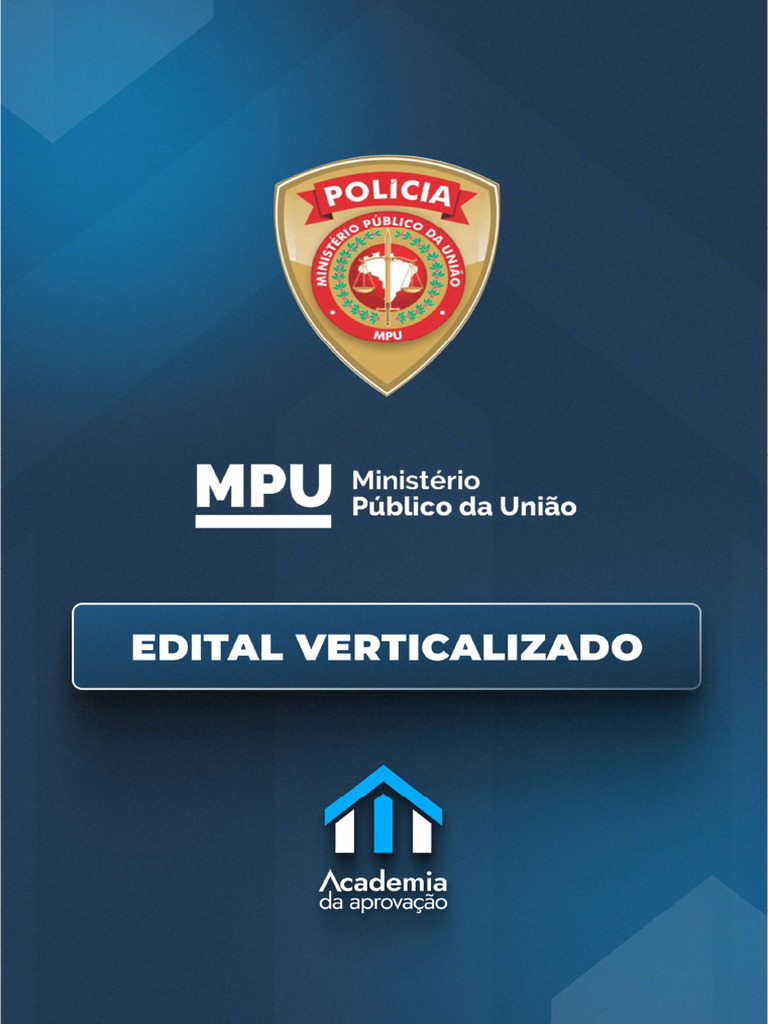 Edital Verticalizado Mpu | PDF