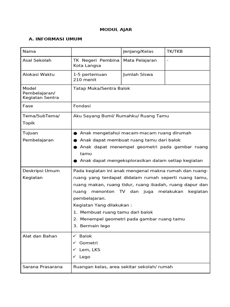 Minggu 7 Sentra Balok | PDF