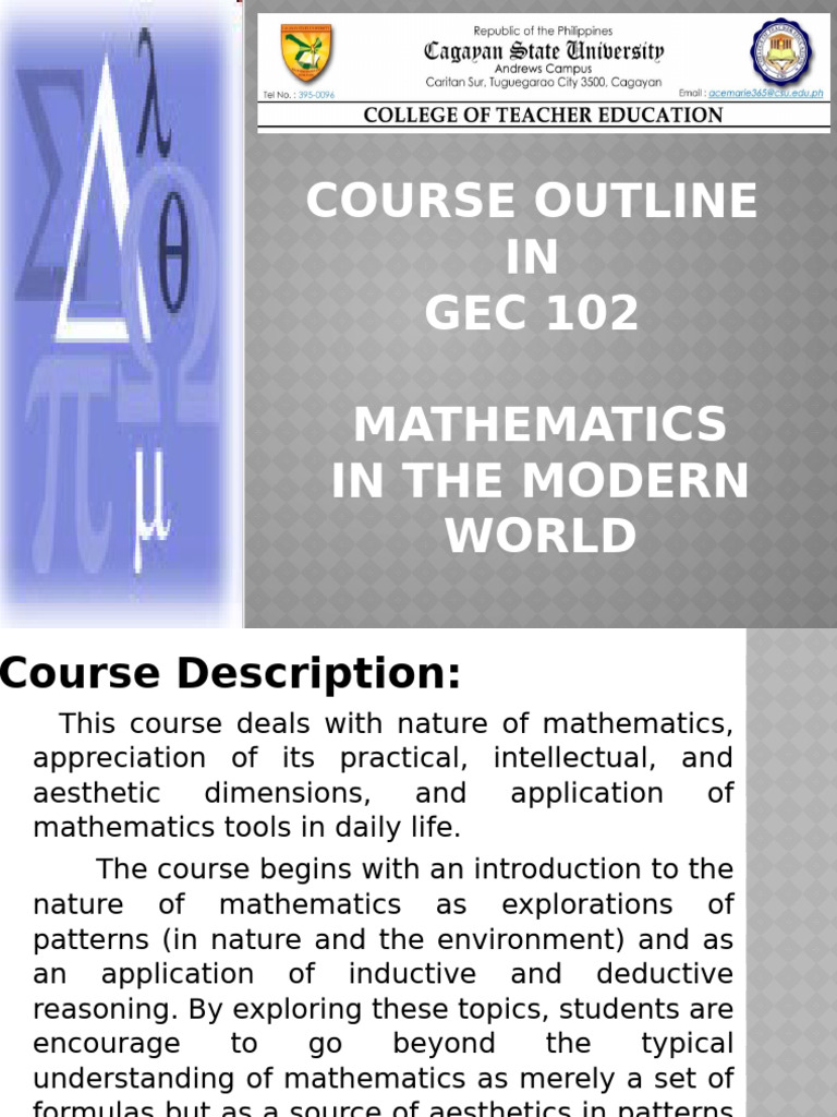 Course Outline | PDF