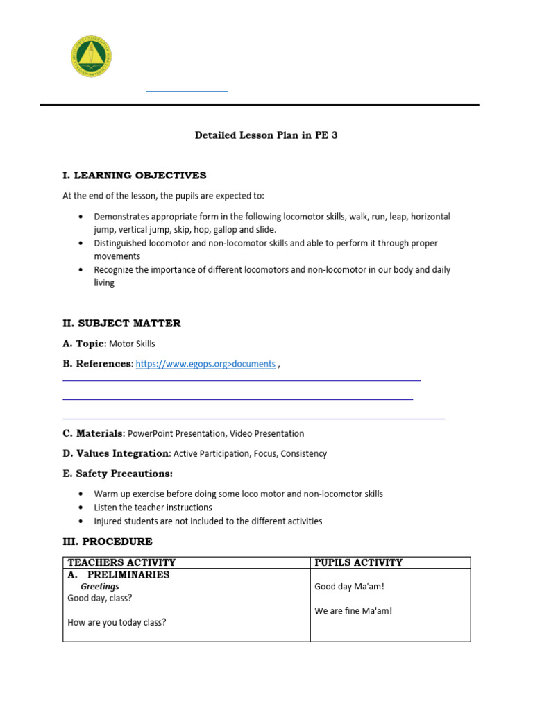 Lesson Plan Development and Demo Teaching | PDF