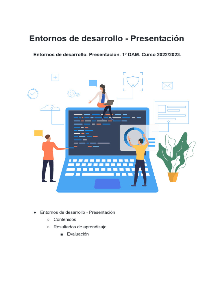 Entornos de Desarrollo-Presentación | PDF