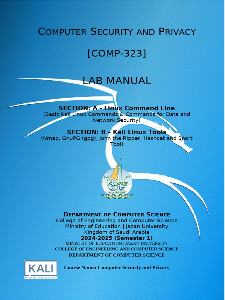 Lab-Computer Data Security20251_v1.5 | PDF