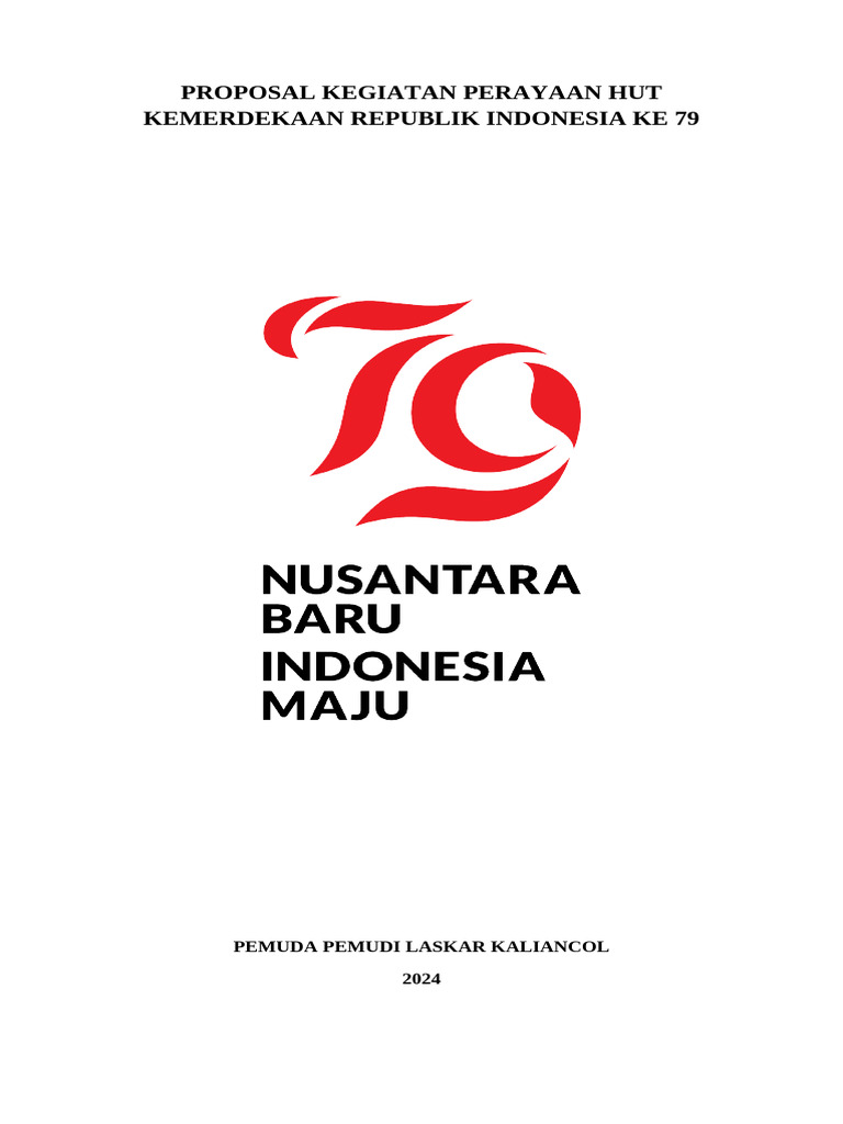 Fix Proposal Kegiatan Hut Ri Laskar Kaliancol 2024 Pdf