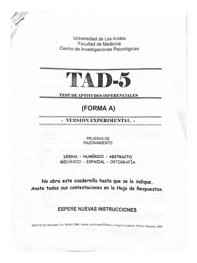 Tad 5 | PDF