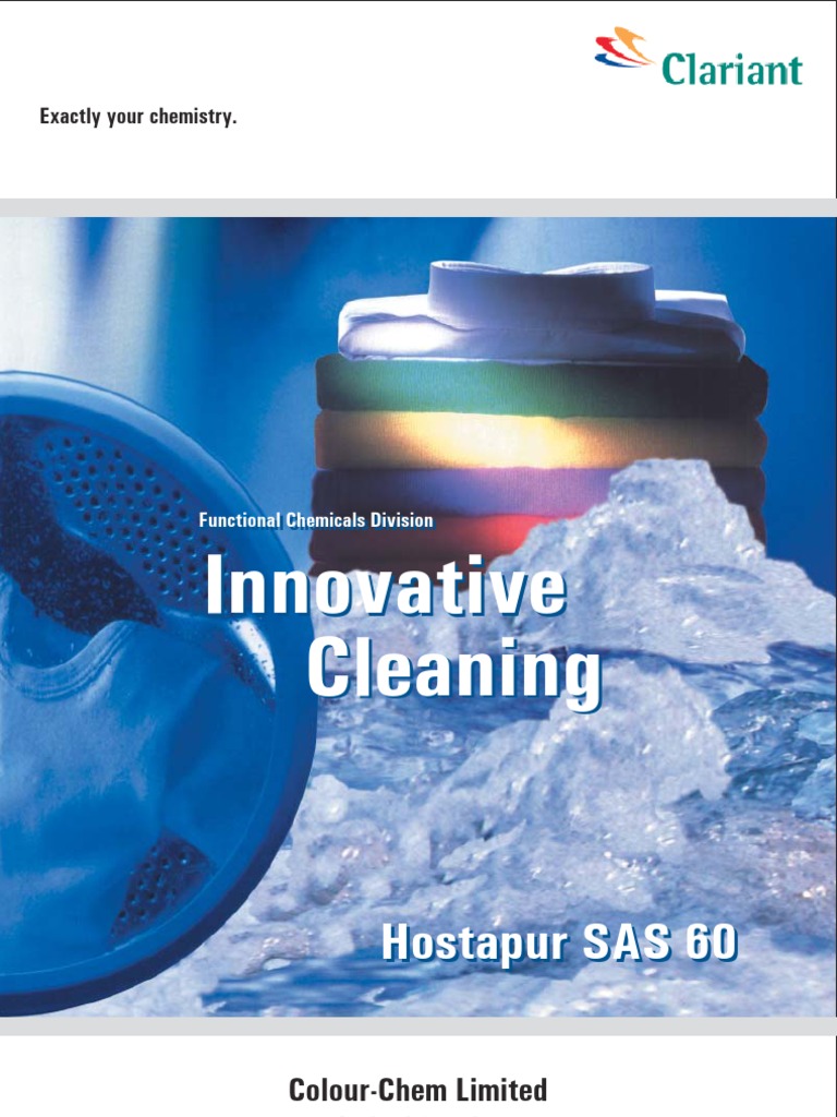 Hostapur Sas 60 | PDF | Surfactant | Soil