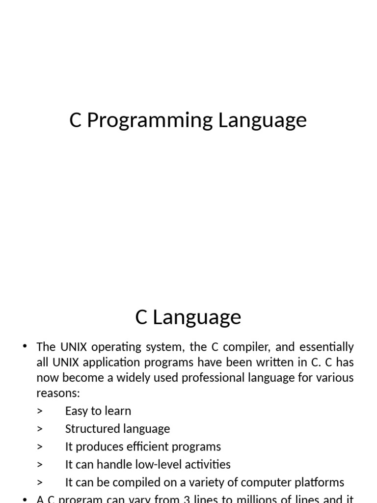 C Language | PDF