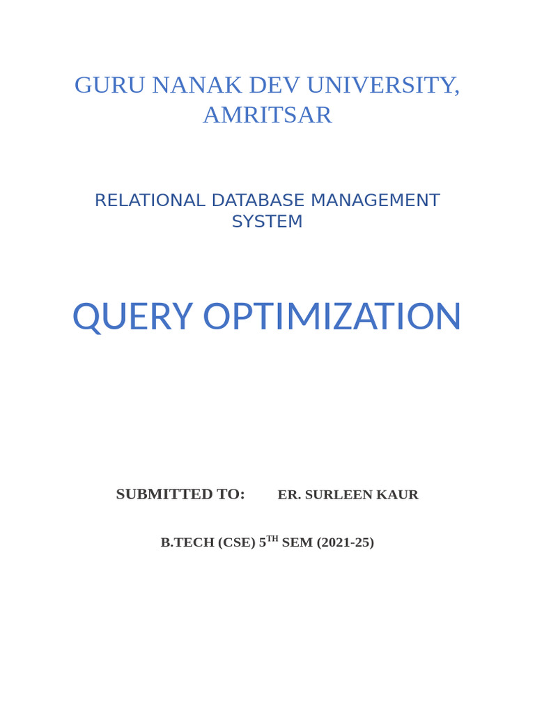 Rdbms Assignment | PDF
