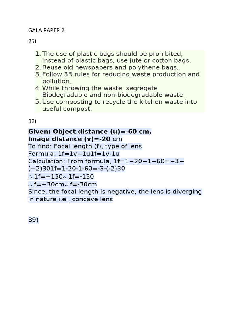 Gala Paper 2 | PDF