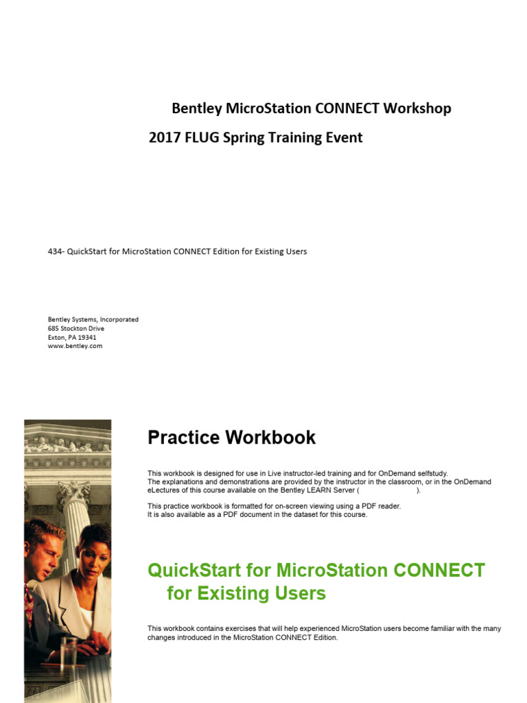 434 QuickStart For MicroStation CONNECT Edition For Existing Users 2 | PDF