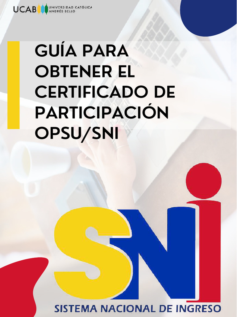 Guía para Obtener El Certificado de Participación Opsu/Sni | PDF