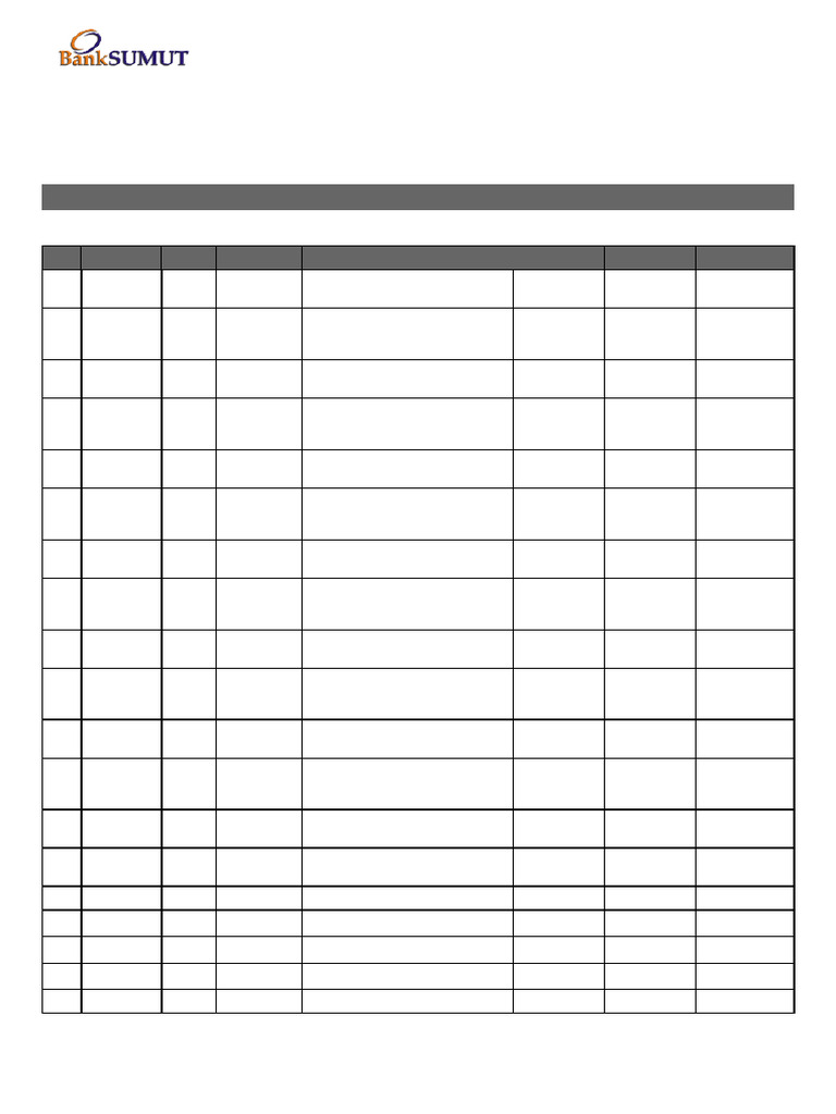 Rekening Koran Juli | PDF