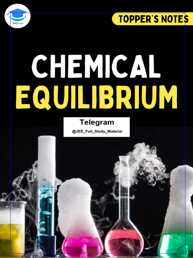 Chemical Equilibrium Notes | PDF