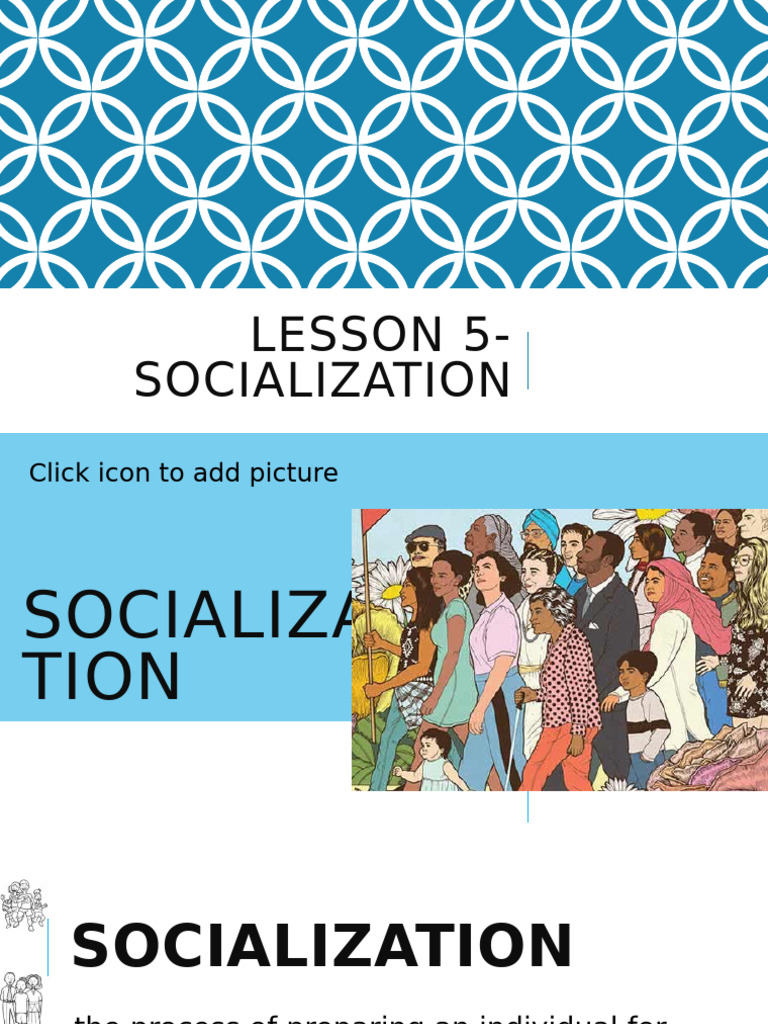 Lesson 5 Socialization First Quarter 2024 2025 | PDF