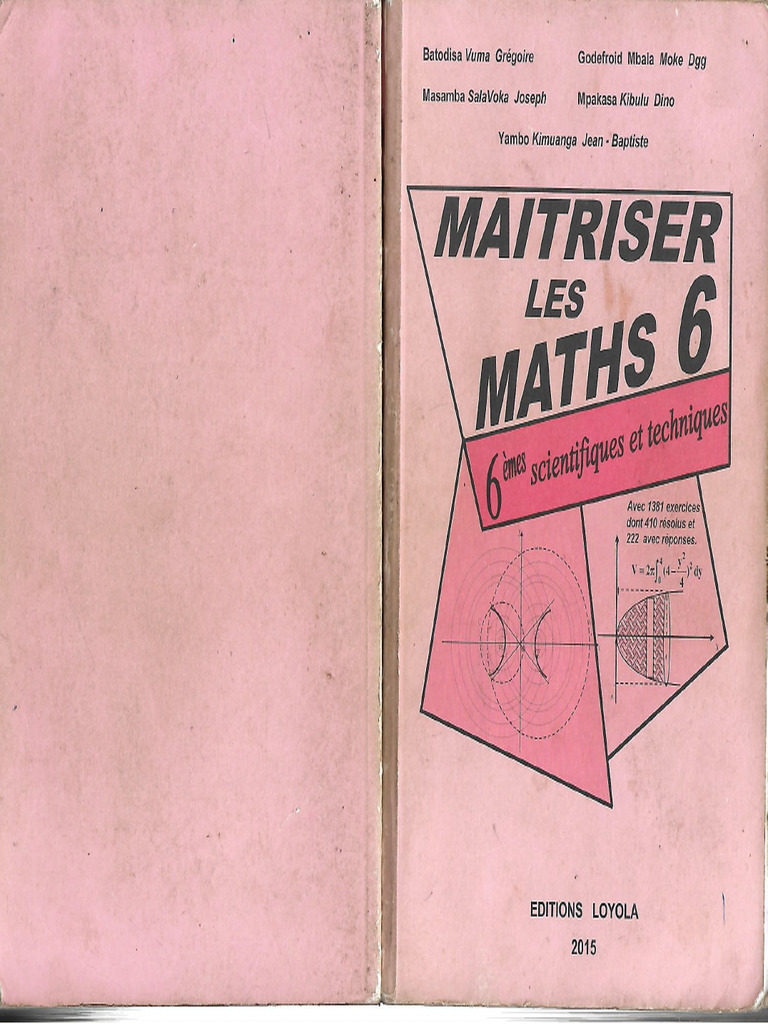 Maitriser Les Maths 6 | PDF