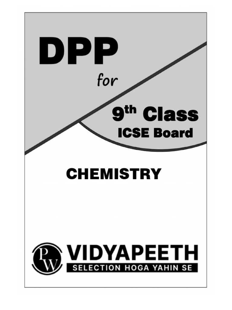 The Periodic Table - DPPs | PDF