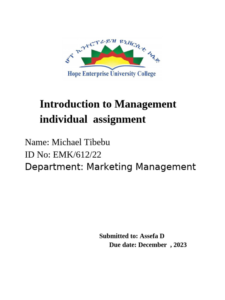 management individual | PDF