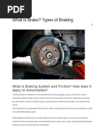 BRAKING SYSTEM Students and Trainer Notes | PDF | Brake | Mechanical ...