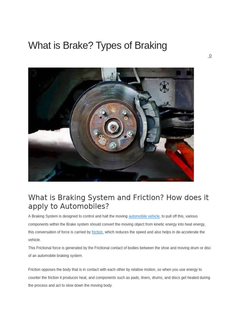 Braking System | PDF | Brake | Computers