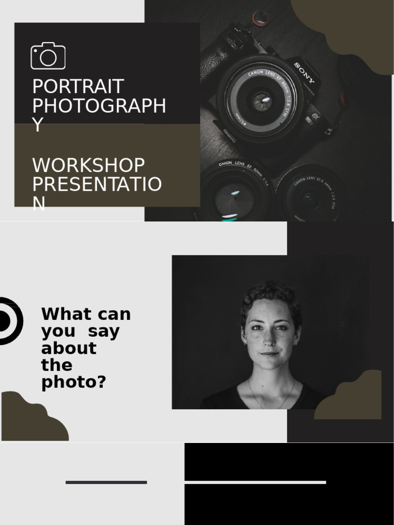 Portrait Photography Workshop Presentation | PDF