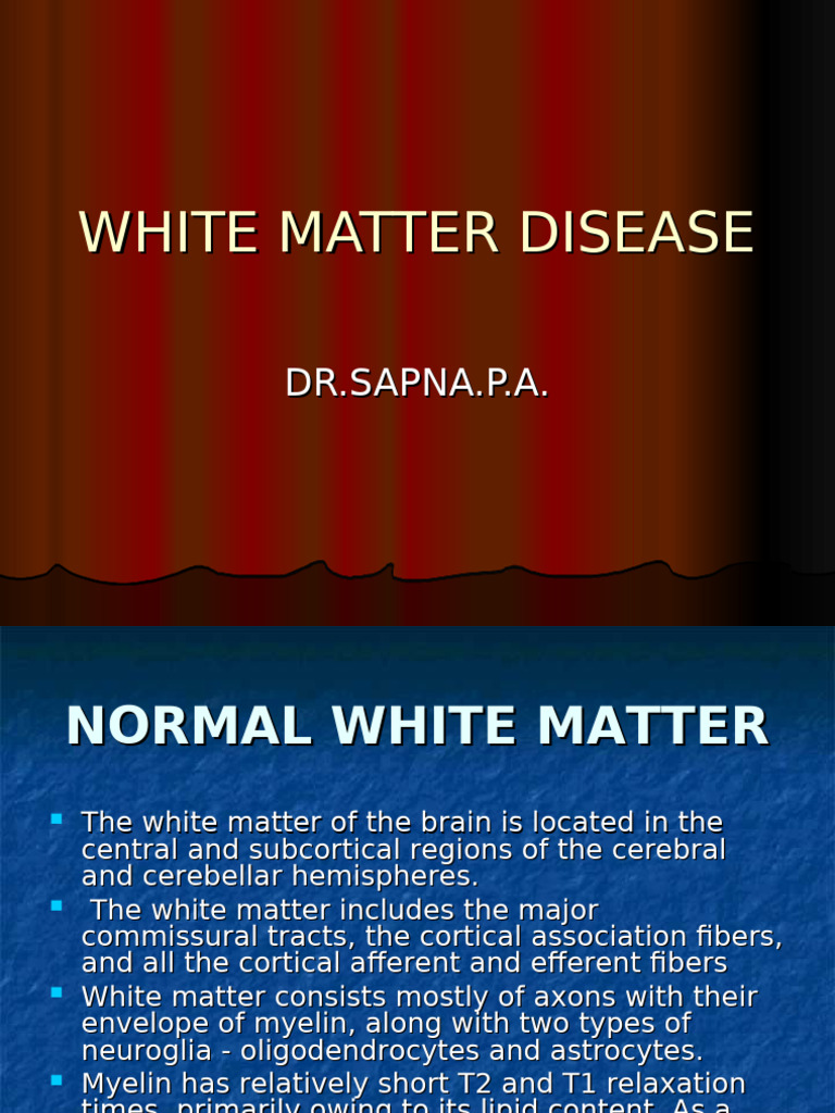 White Matter Diseases | PDF | White Matter | Science & Mathematics