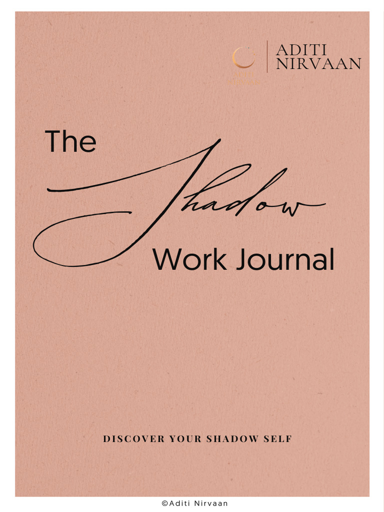 Shadow Work Journalling Pdf Self Esteem Shadow Psychology