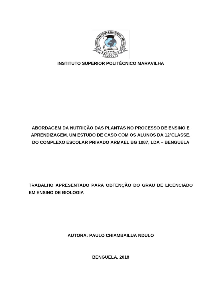 TFC Paulo Ndulo | PDF