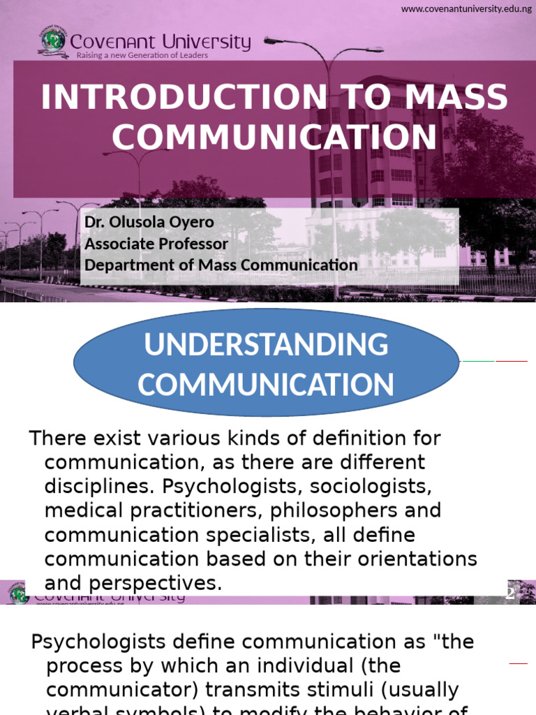 MAC111-1-UNDERSTANDING COMMUNICATION | PDF