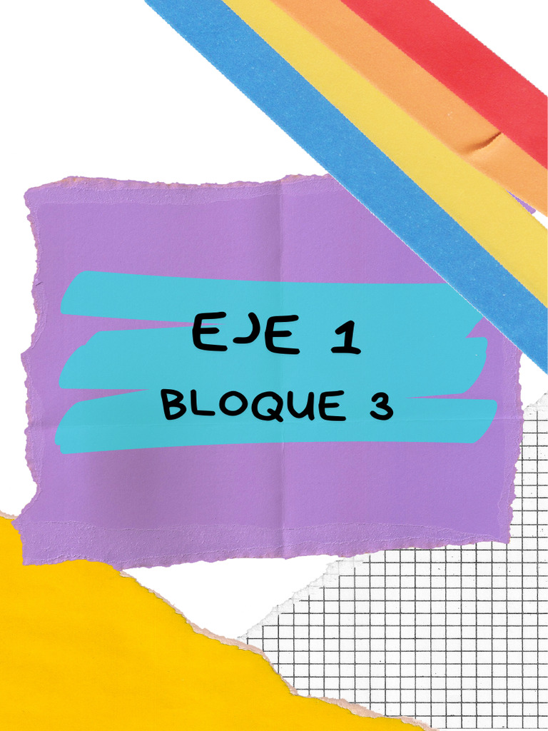 Eje 1. Bloque 3 | PDF
