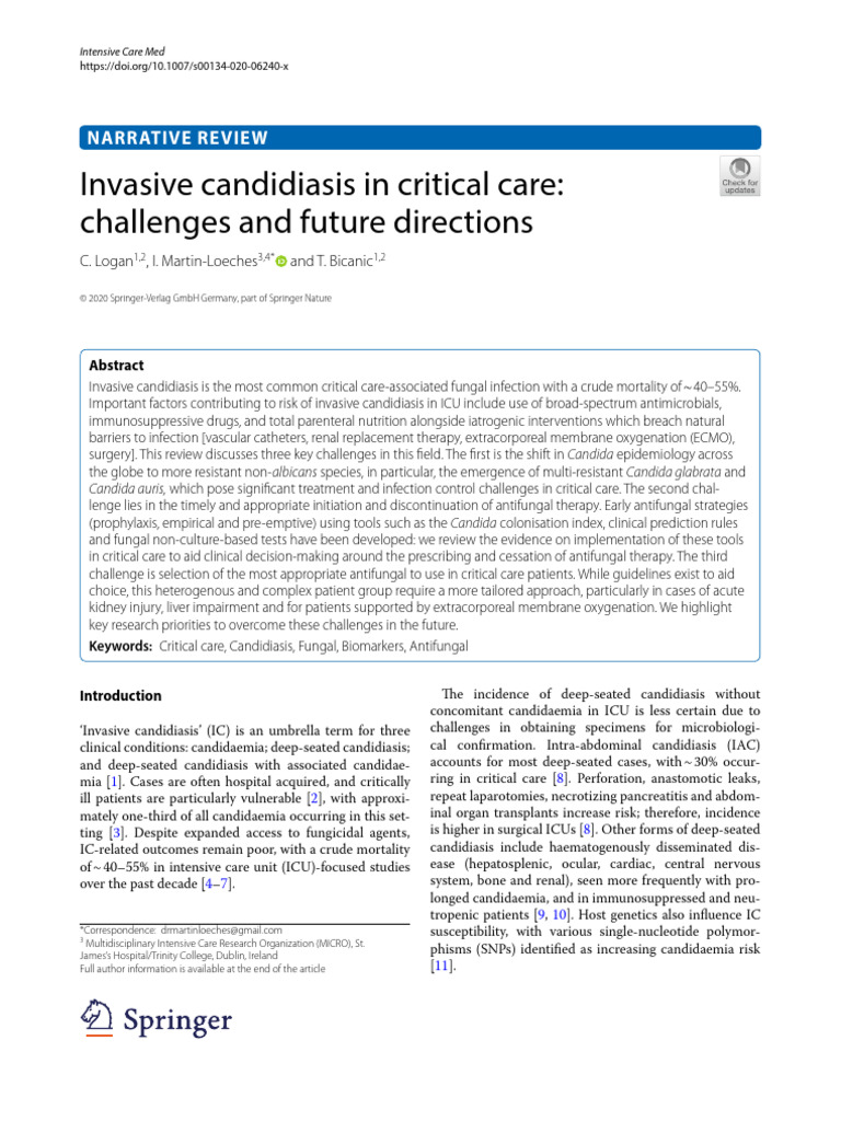 invasive candida | PDF