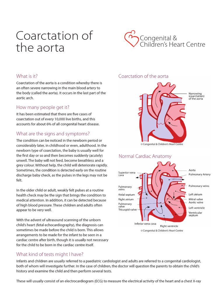 Coarctation of The Aorta | PDF