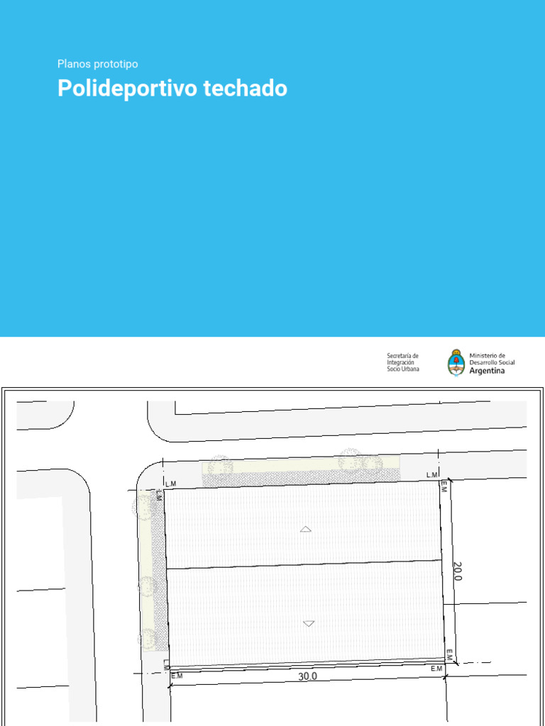 Prototipo Polideportivo Techado | PDF