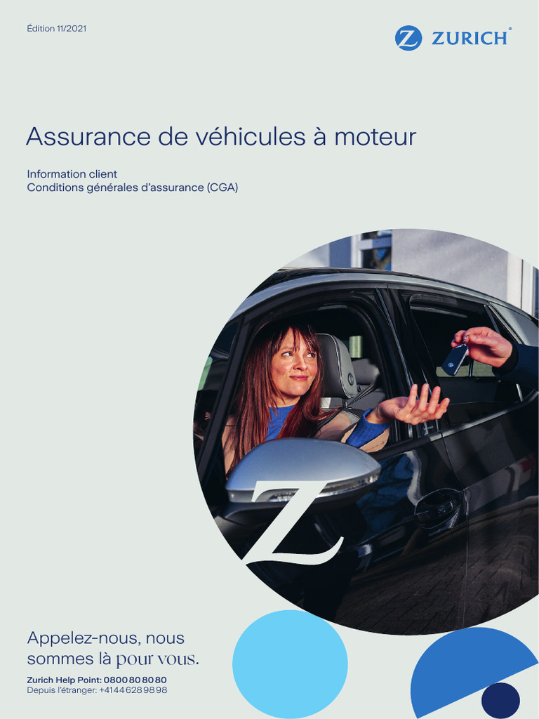 Cga Assurance Vehicule Automobile Moto | PDF