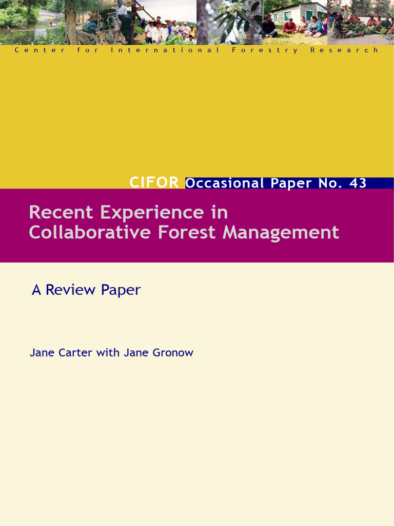 Recent Experience in Collaborative Forest Management | PDF | Natural ...