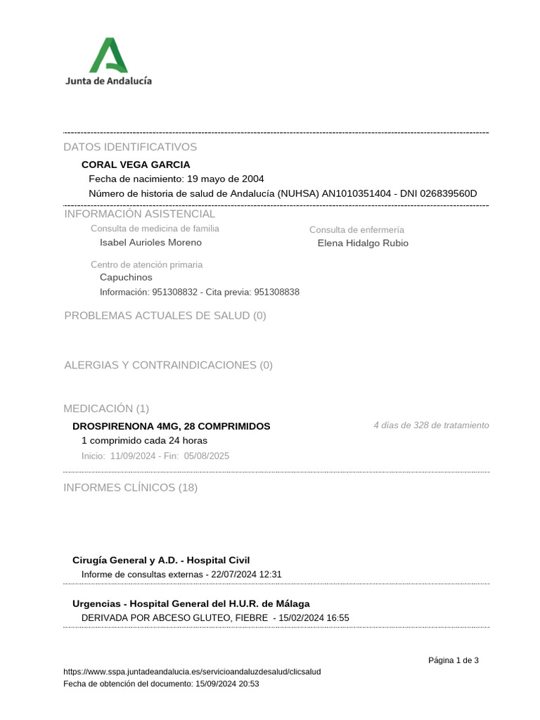 Datos Basicos de Salud | PDF