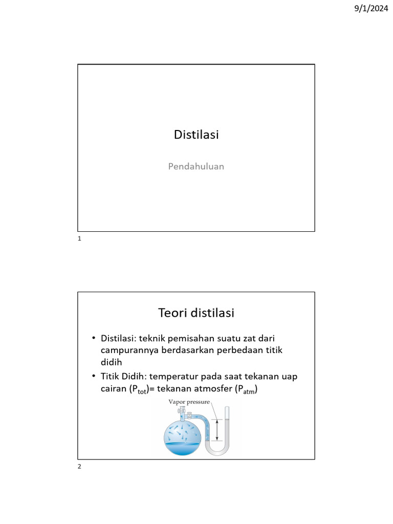 Distilasi | PDF